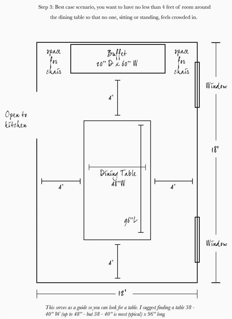 Standard Bathroom Rug Sizes Image Result for Dining Table Space ...